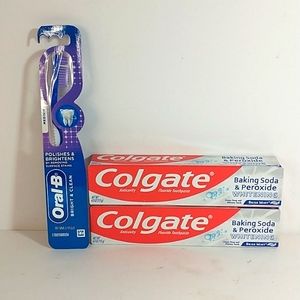 Colgate/ Oral-B | Grooming | Colgate Toothpaste And Oralb Toothbrush ...